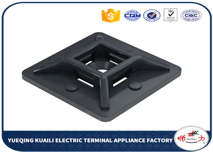 Support en nylon de 66 bâtis de serres-câble avec le bâti auto-adhésif ...